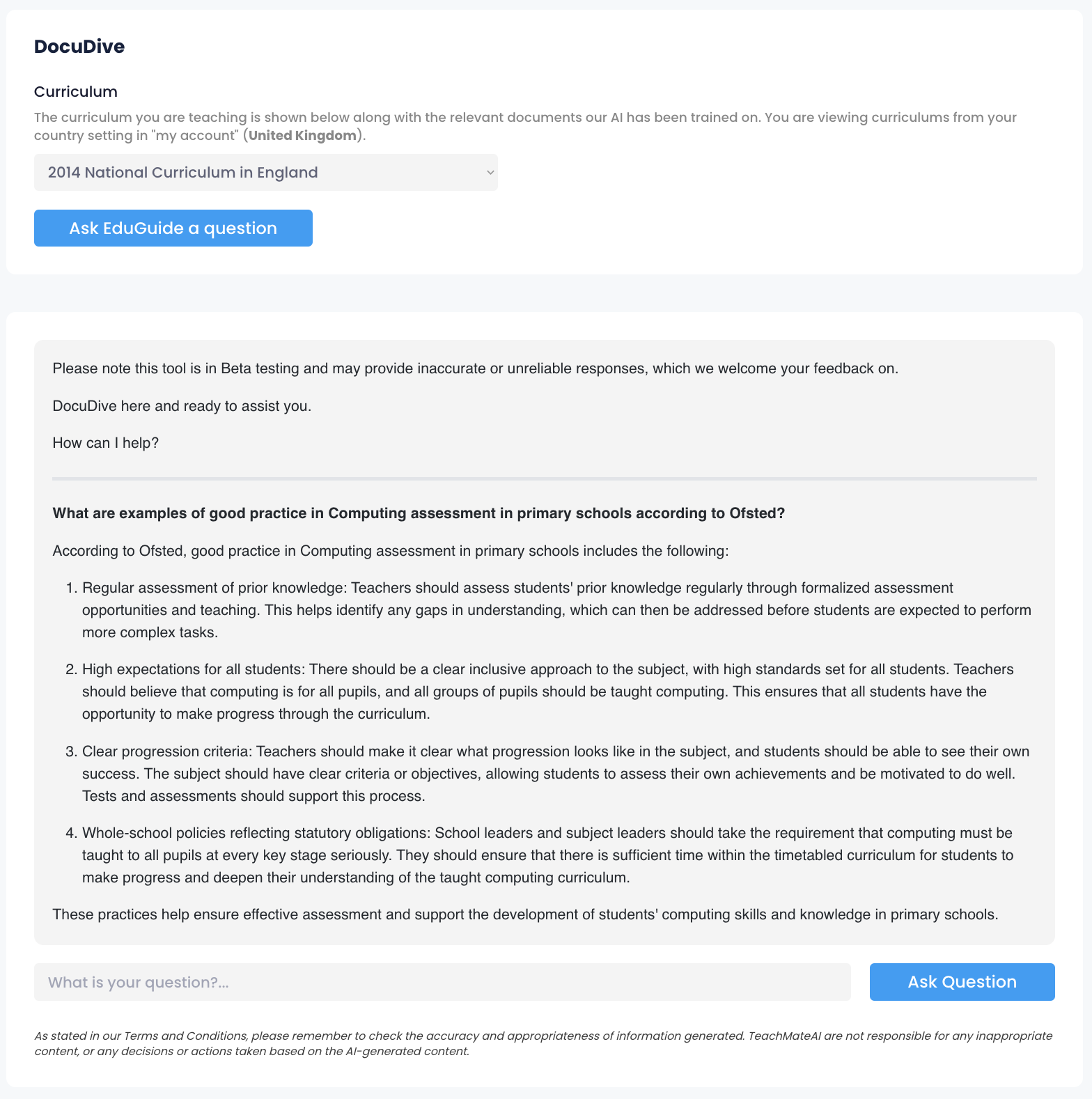 Our Education Specialist Chat Bot… – Teachmate Blog
